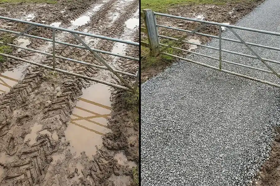 Mud Control for Gate Entrances: Fix It Permanently With Geocell