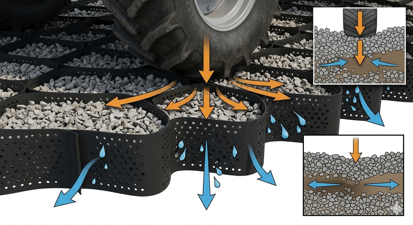 Geocell Barn Foundations: A Permeable and Cost-Effective Solution